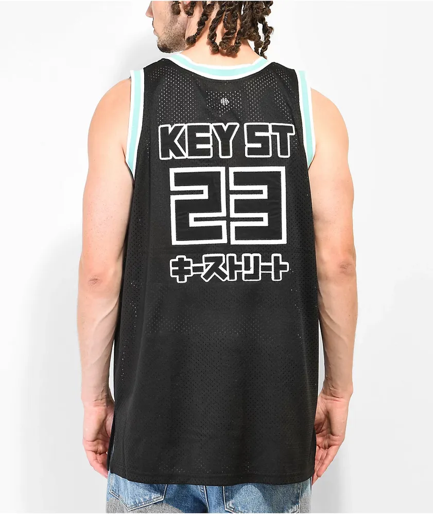Key Street Black & Blue Basketball Jersey | Hamilton Place