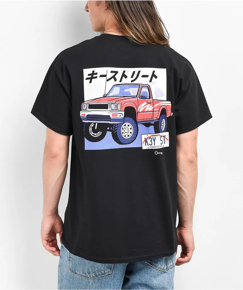 Key Street Lifted Hawaii Black T-Shirt | Hamilton Place