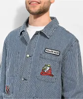 Killer Acid Eye Blue Stripe Chore Jacket | Hamilton Place