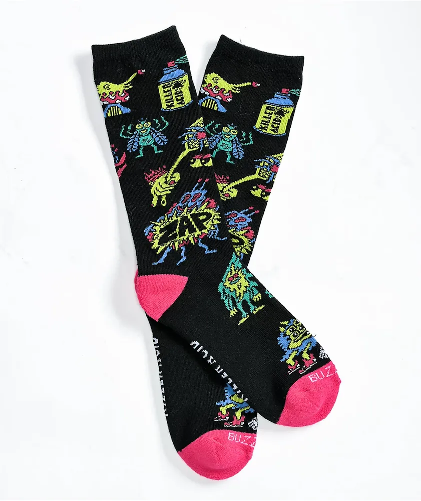 Killer Acid Zap! Black & Pink Crew Socks at Mall of America® in ...