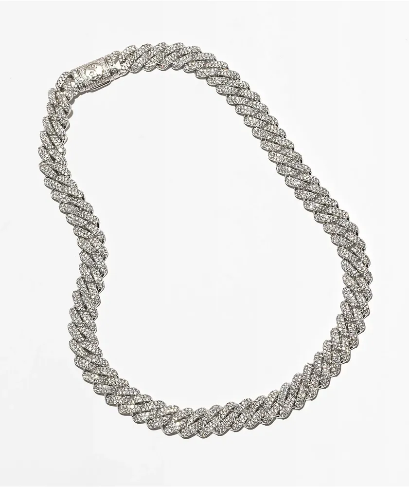 King Ice Diamond Cut 20" Silver Miami Cuban Link Chain | Mall of America®
