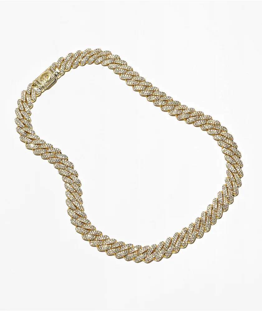 King Ice Iced Diamond Cut 12mm Miami Cuban Link Chain | Mall of America®