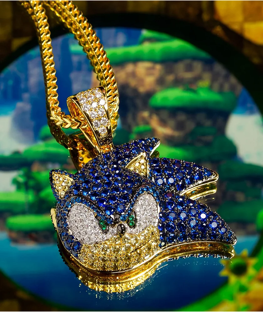 King Ice x Sonic the Hedgehog Sonic 23.75" Necklace | Mall of America®