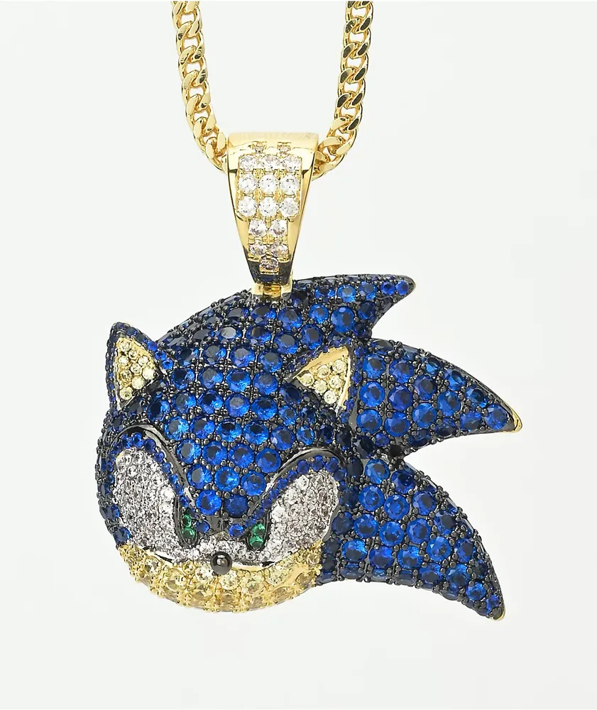 King Ice x Sonic the Hedgehog Sonic 23.75" Necklace | Liberty Center