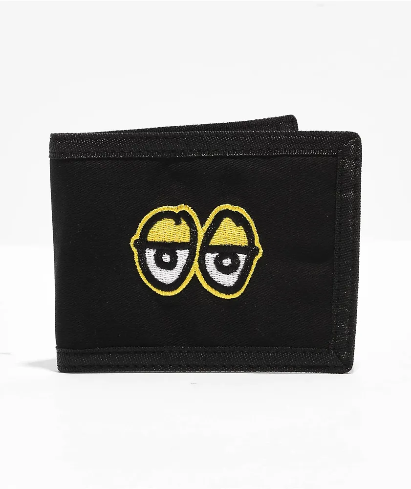 Krooked Eyes Black Bifold Wallet | Hamilton Place
