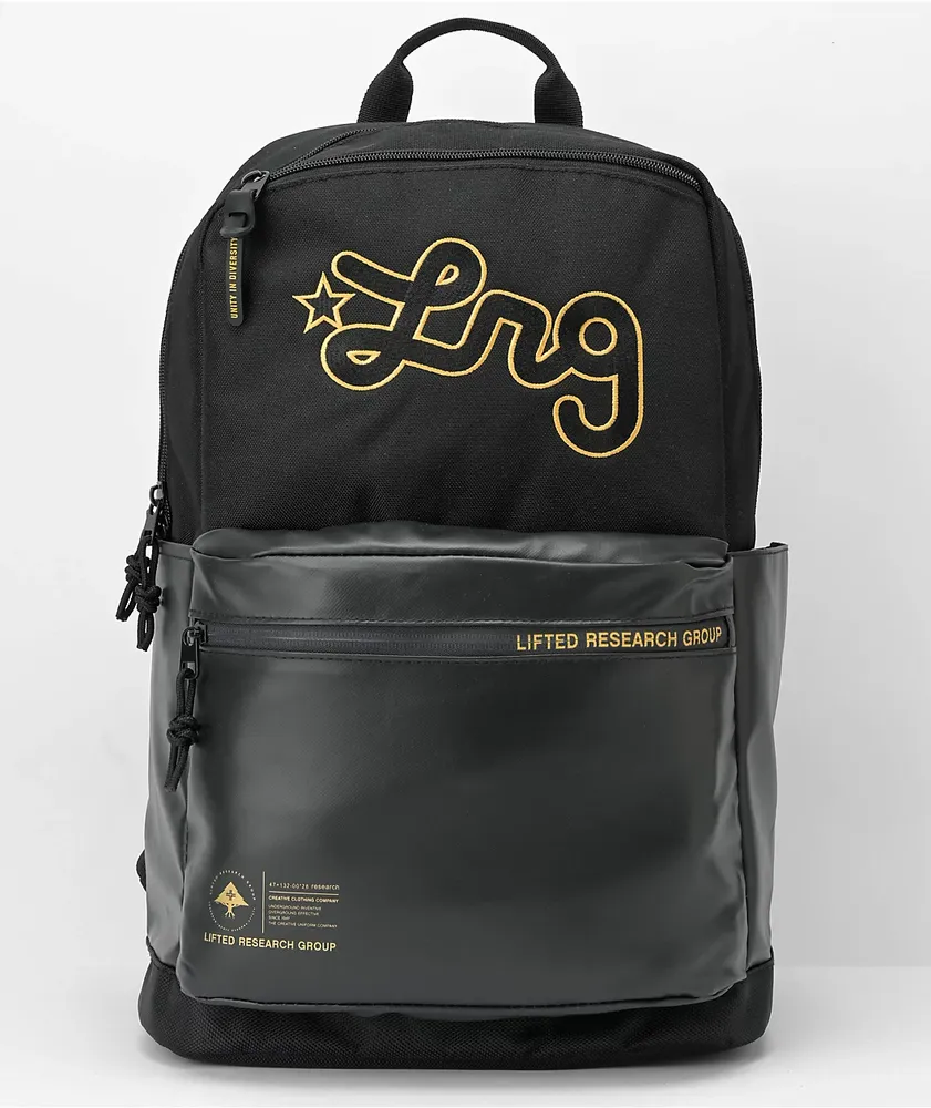 LRG Framework Black & Gold Backpack at Hamilton Place in Chattanooga, TN