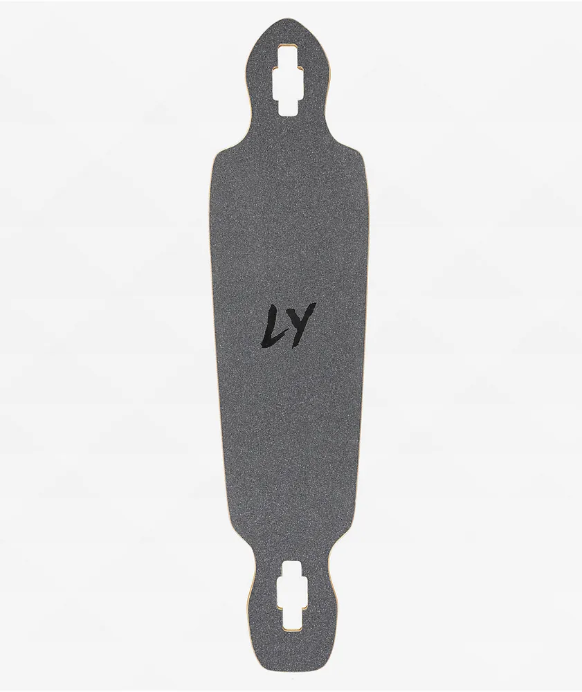 Landyachtz Battle Axe Paper Tiger 38" Drop Through Longboard Deck at ...
