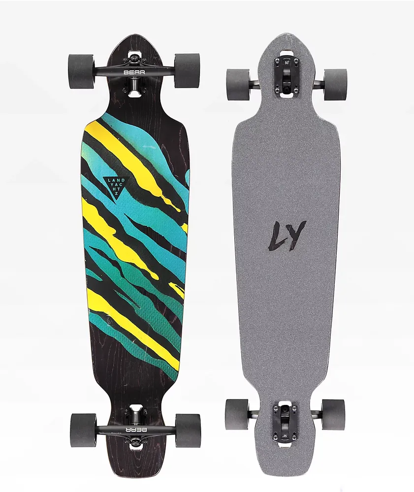 Landyachtz Battle Axe Spectrum 38" Drop Through Longboard Complete ...