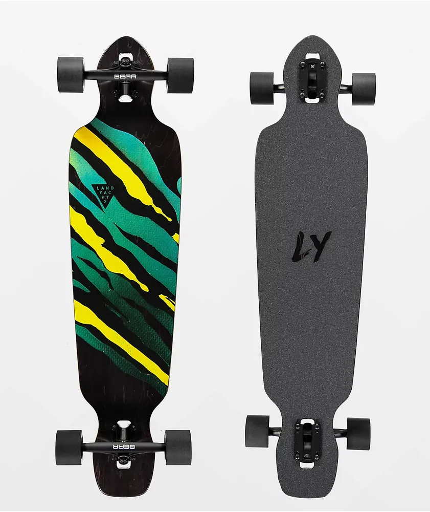 Landyachtz Battle Axe Spectrum 38" Drop Through Longboard Complete ...