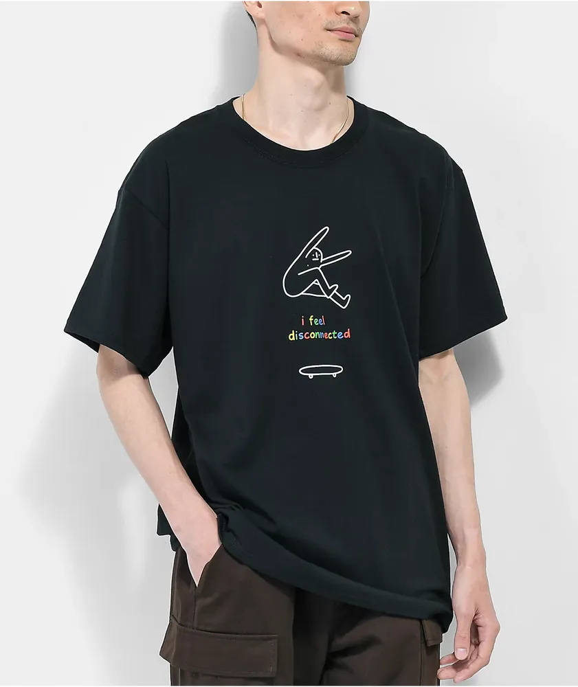 Leon Karssen Disconnected Black T-Shirt | Hamilton Place