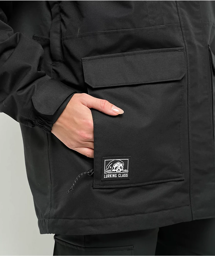 Lurking Class By Sketchy Tank Stay Sharp Black Snowboard Jacket | Mall ...