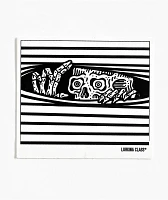 Lurking Class Peeking White Sticker | Hamilton Place