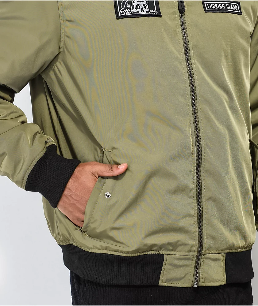 Lurking Class by Sketchy Tank Army Green Bomber Jacket | Mall of America®
