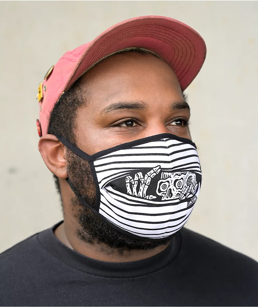 Lurking Class by Sketchy Tank Blinds Black & White Face Mask | Mall of America®