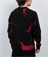 Lurking Class by Sketchy Tank Cracked Black Sweater | Hamilton Place