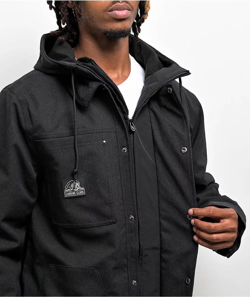 Lurking Class by Sketchy Tank Double Death Black Snowboard Jacket ...