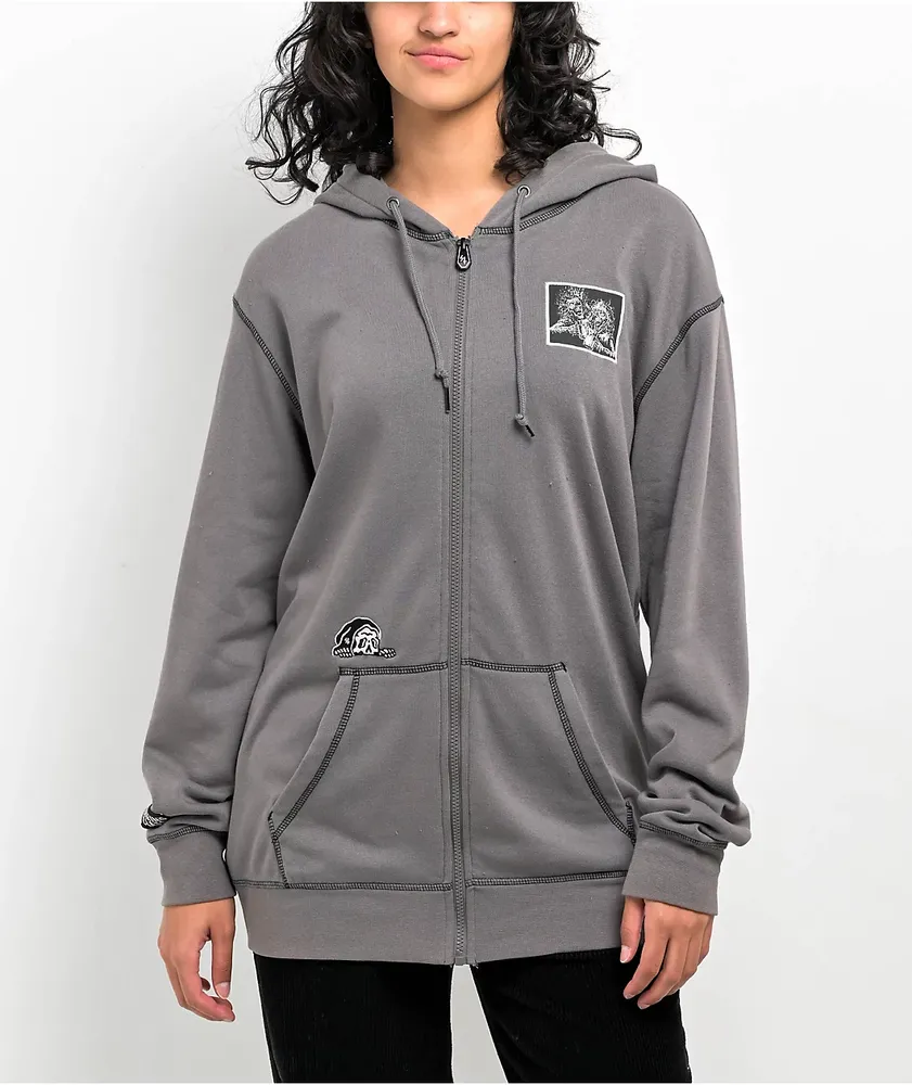 Lurking Class by Sketchy Tank Infestation Grey Zip Hoodie at Mall of ...