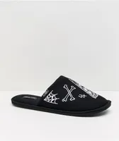 Lurking Class by Sketchy Tank Logo Black Slippers | Liberty Center