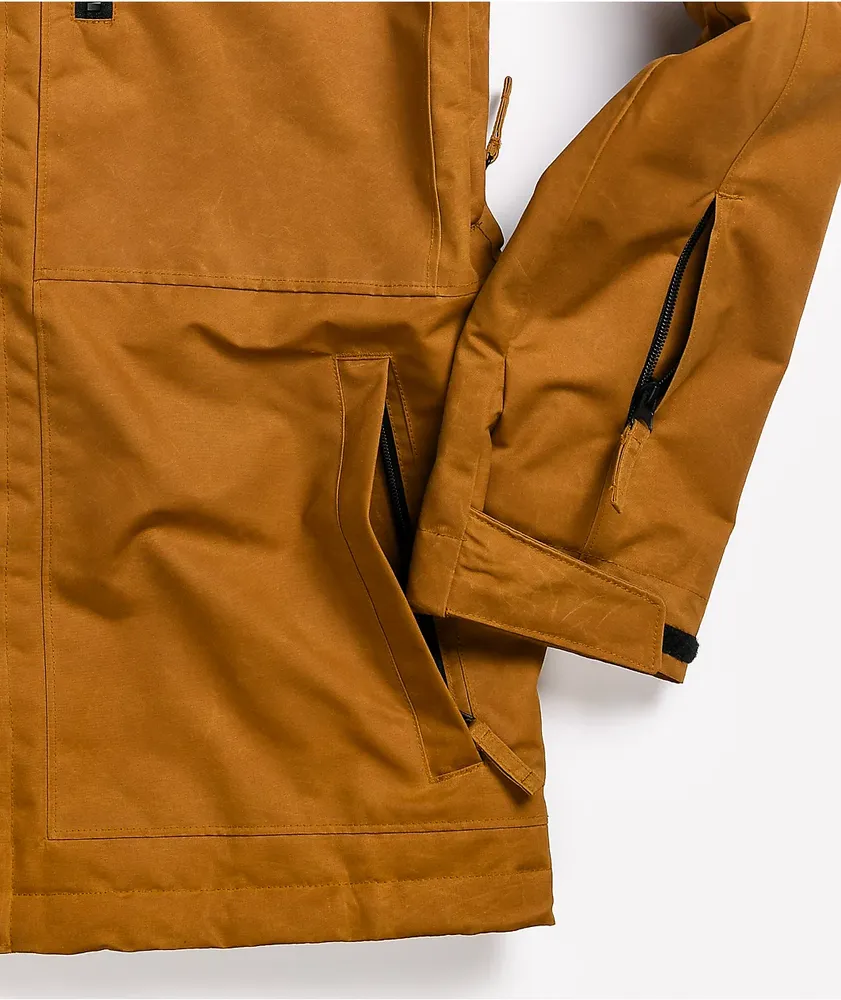 Lurking Class by Sketchy Tank Lurk Wear Tobacco 10K Snowboard Jacket ...