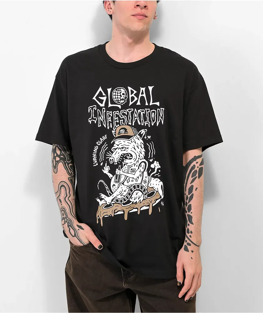 Lurking Class by Sketchy Tank Rodent Black T-Shirt | Hamilton Place