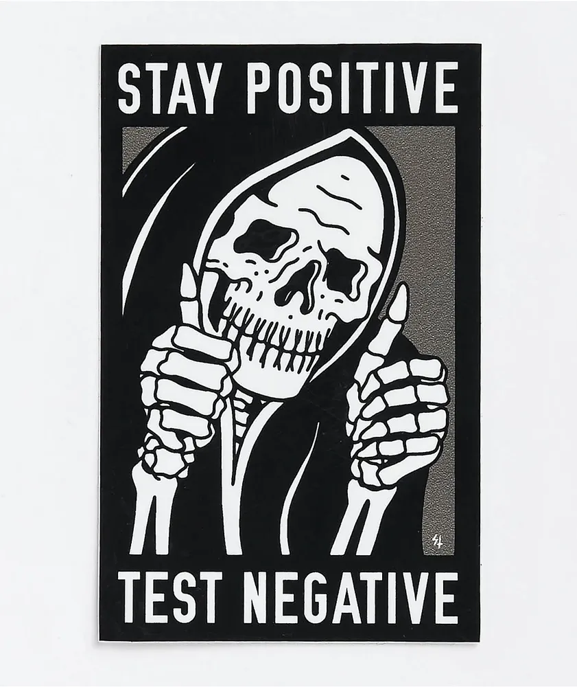 Lurking Class by Sketchy Tank Stay Positive Sticker | Hamilton Place