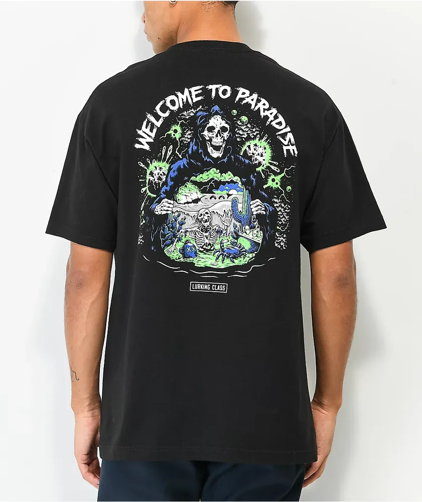 Lurking Class by Sketchy Tank Welcome Black T-Shirt | Hamilton Place