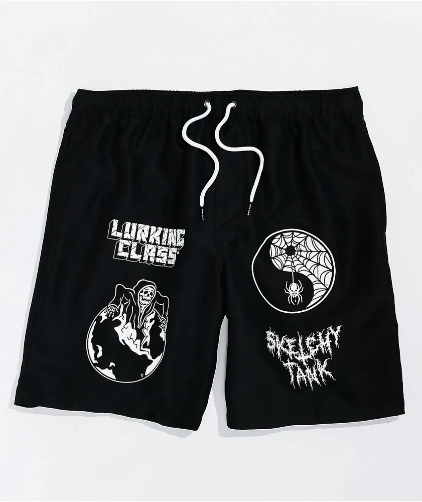 Lurking Class by Sketchy Tank World Wide 2 Black Board Shorts ...