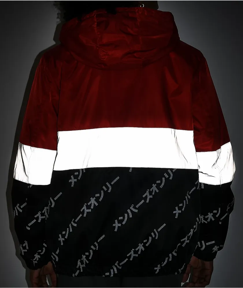 Members Only High Shine Red & Grey Reflective Jacket | Mall of America®