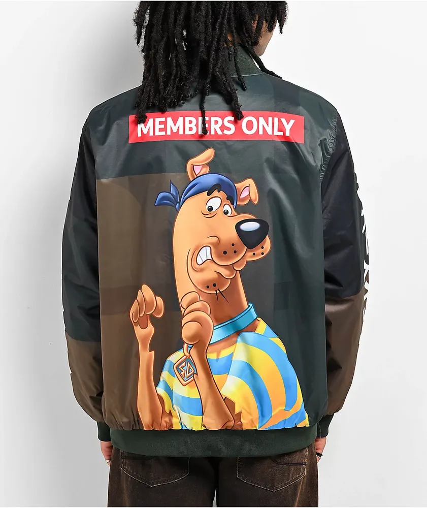 Members Only x Scooby Doo Prowl Green Bomber Jacket at Mall of America ...