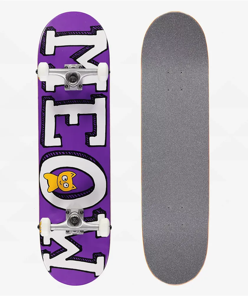 Meow Logo Purple 8.25" Skateboard Complete | Mall of America®