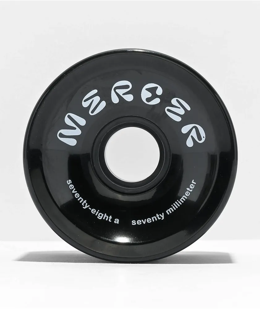 Mercer 70mm 80a Black Longboard Wheels | Hamilton Place