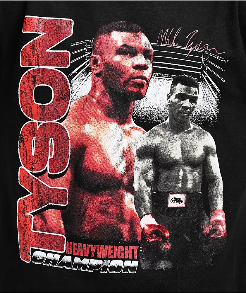 Mike Tyson Heavyweight Champion Black Long Sleeve T-Shirt at Hamilton ...