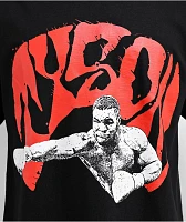 Mike Tyson Metal Logo Cross Black T-Shirt | Hamilton Place