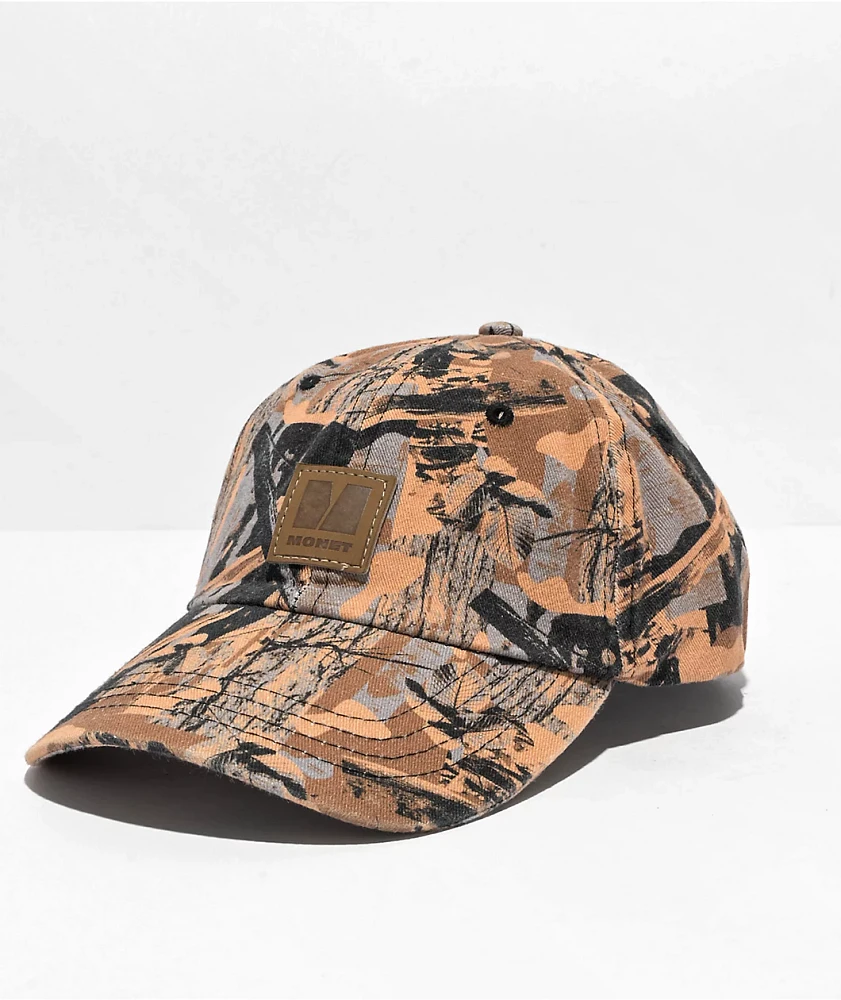 Monet Skateboards Blend Camo Strapback Hat | Hamilton Place