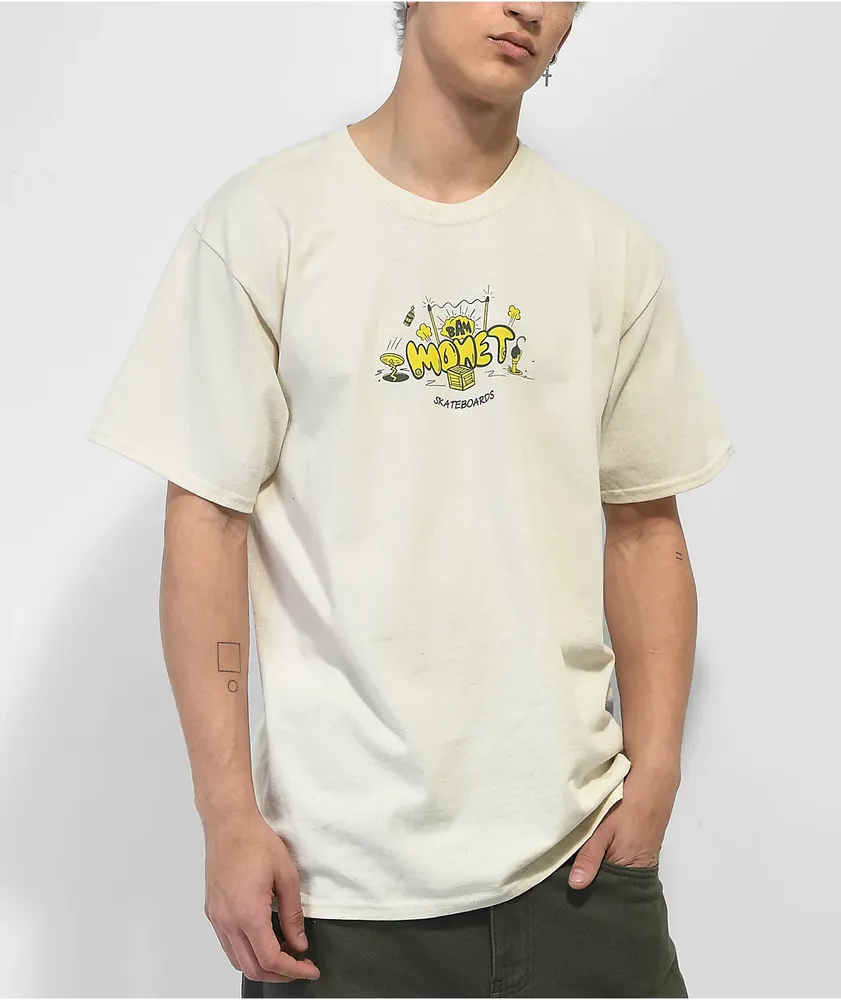 Monet Watch Out Natural T-Shirt | Hamilton Place