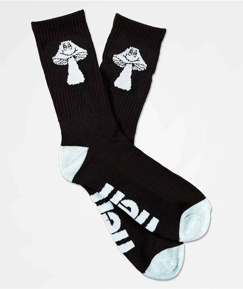 Neff Fun Guy Black Crew Socks | Hamilton Place