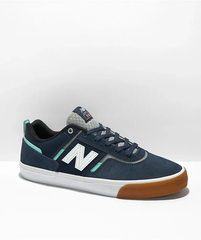 New Balance Numeric 306 Jamie Foy Blue, White & Gum Skate Shoes ...