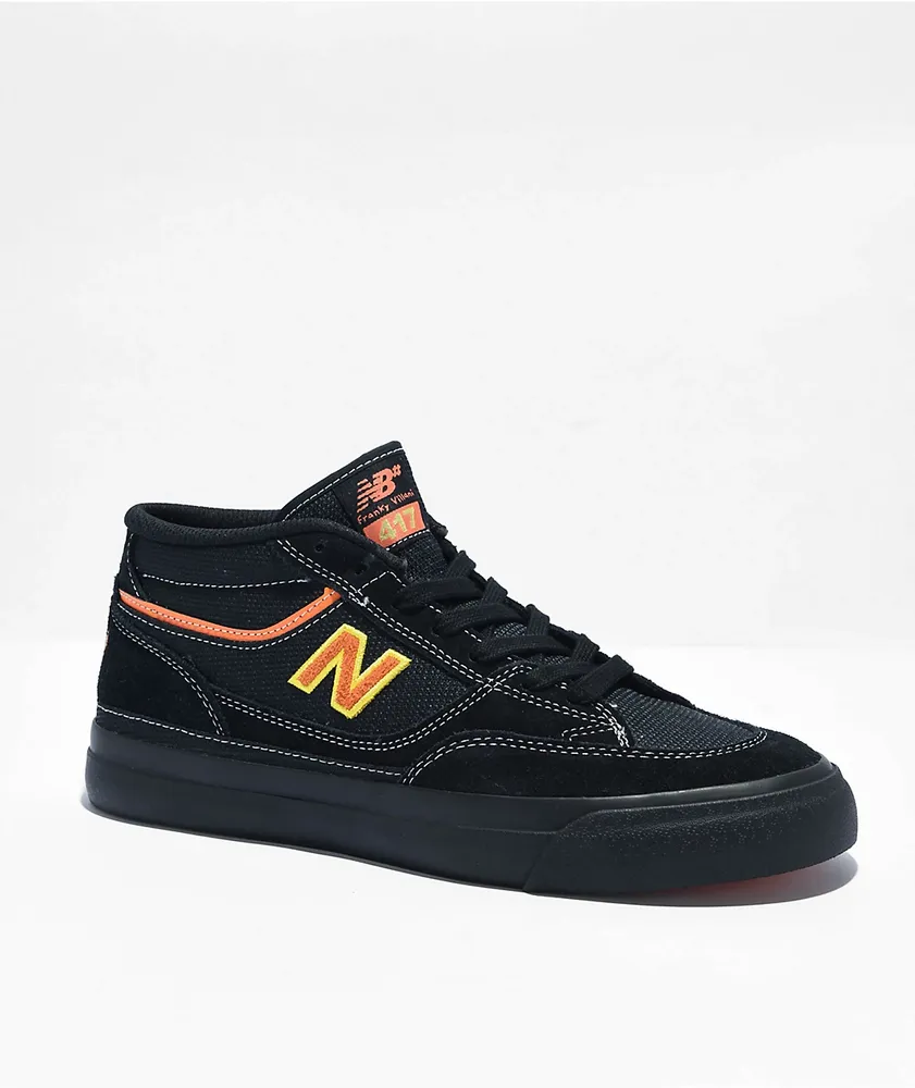 New Balance Numeric 417 Villani Black & Orange Skate Shoes | Hamilton Place
