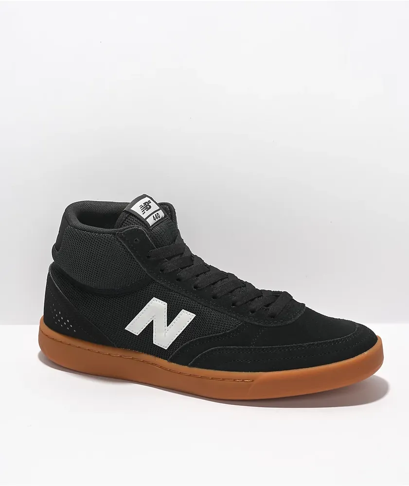 New Balance Numeric 440 Black & Gum High Top Skate Shoes at Hamilton ...