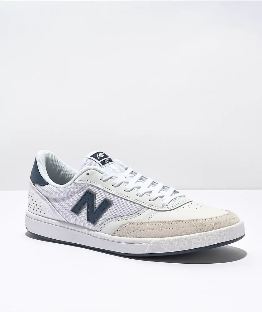 New Balance Numeric 440 White & Navy Blue Skate Shoes | CoolSprings ...