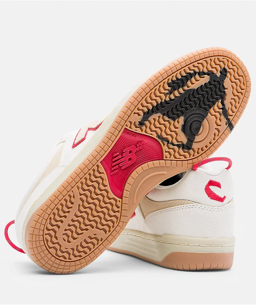 New Balance Numeric x Chocolate 480 Tan & Gum Skate Shoes | Mall of ...