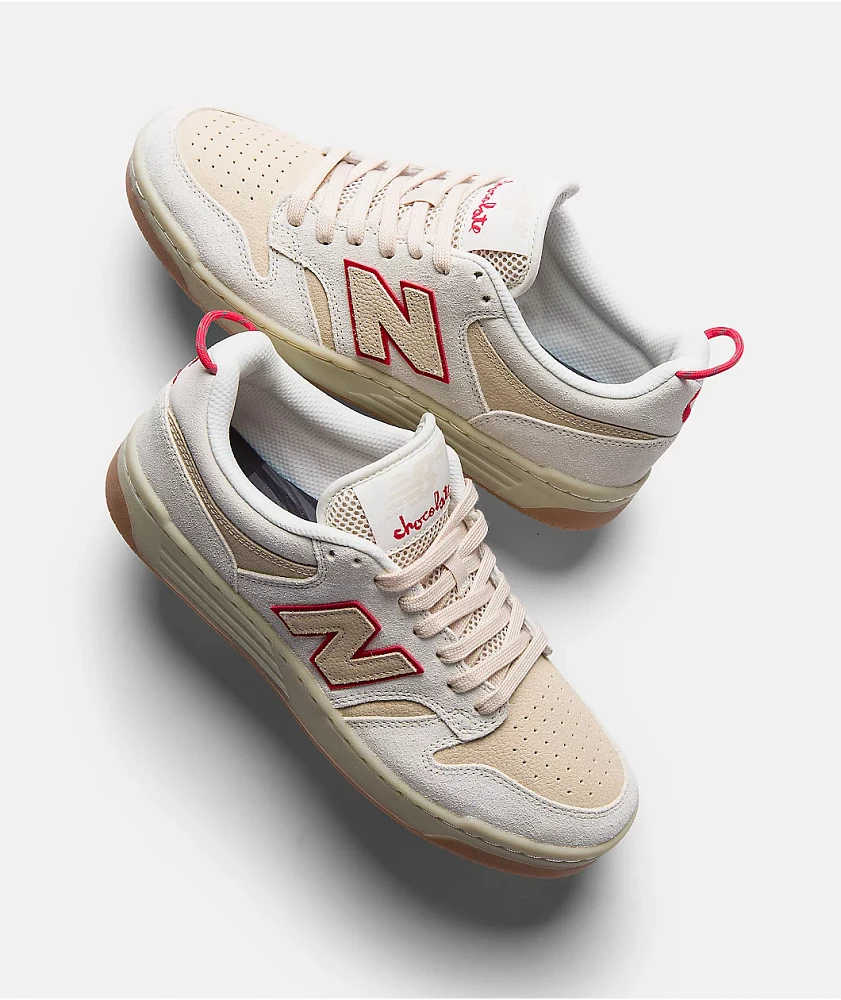 New Balance Numeric x Chocolate 480 Tan & Gum Skate Shoes | Mall of ...