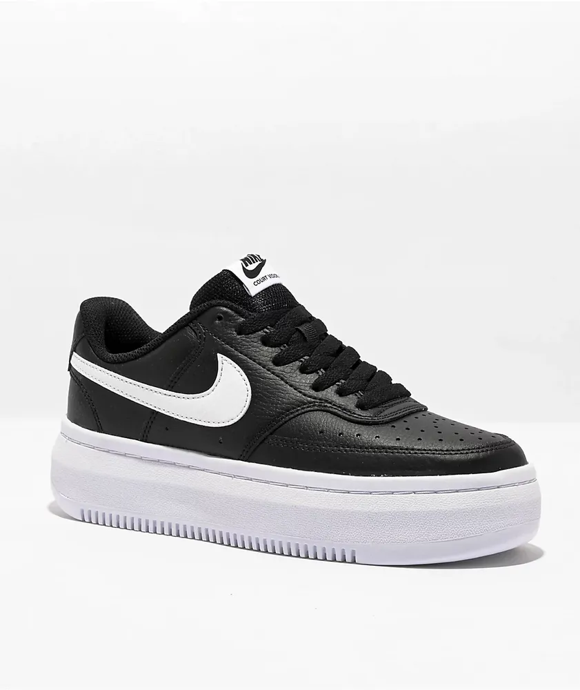 Nike Court Vision Alta Black & White Shoes | Hamilton Place