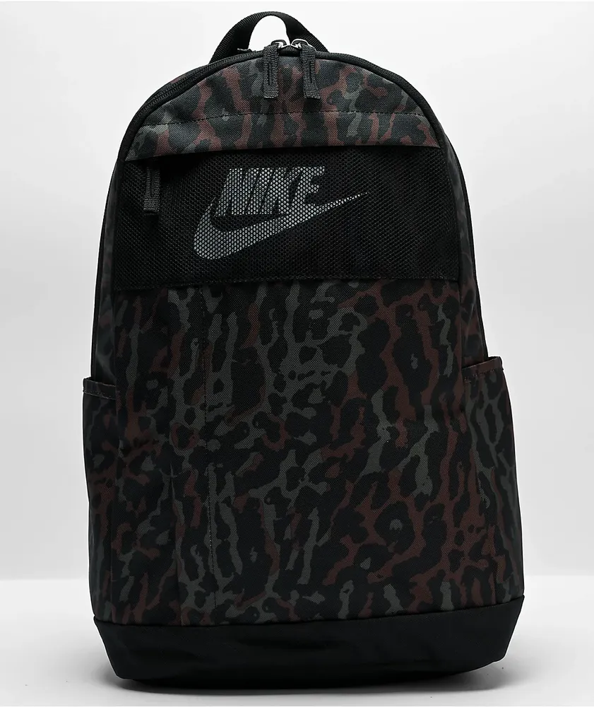 Nike Elemental Black & Green Camo Backpack | Hamilton Place