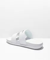 Nike Offcourt Duo White Slide Sandals | Hamilton Place