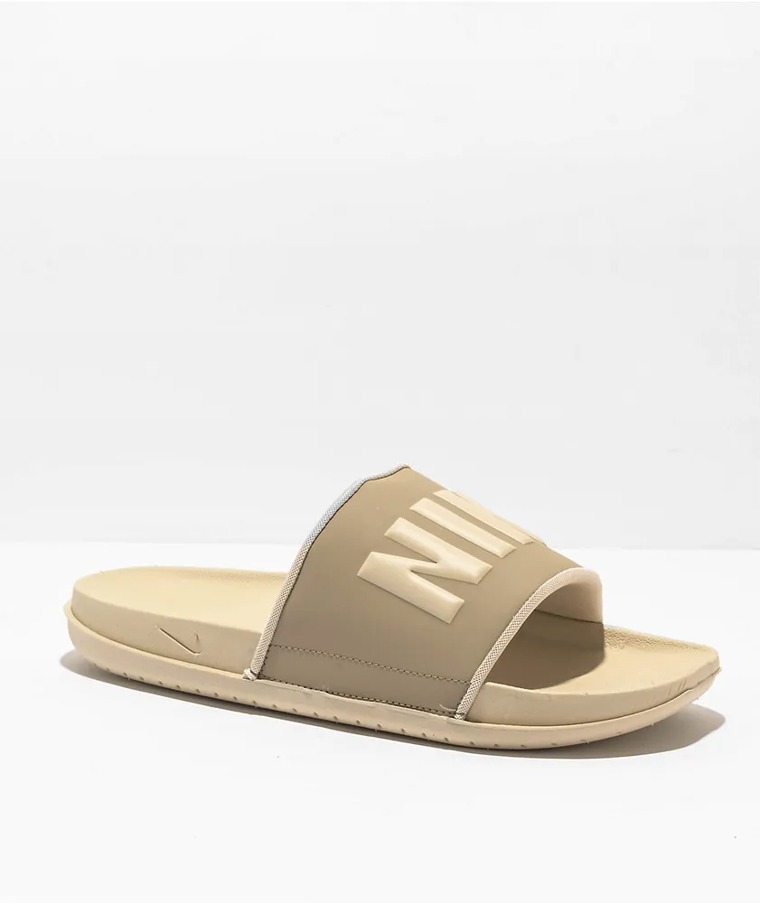 Nike Offcourt Khaki Slide Sandals | Hamilton Place
