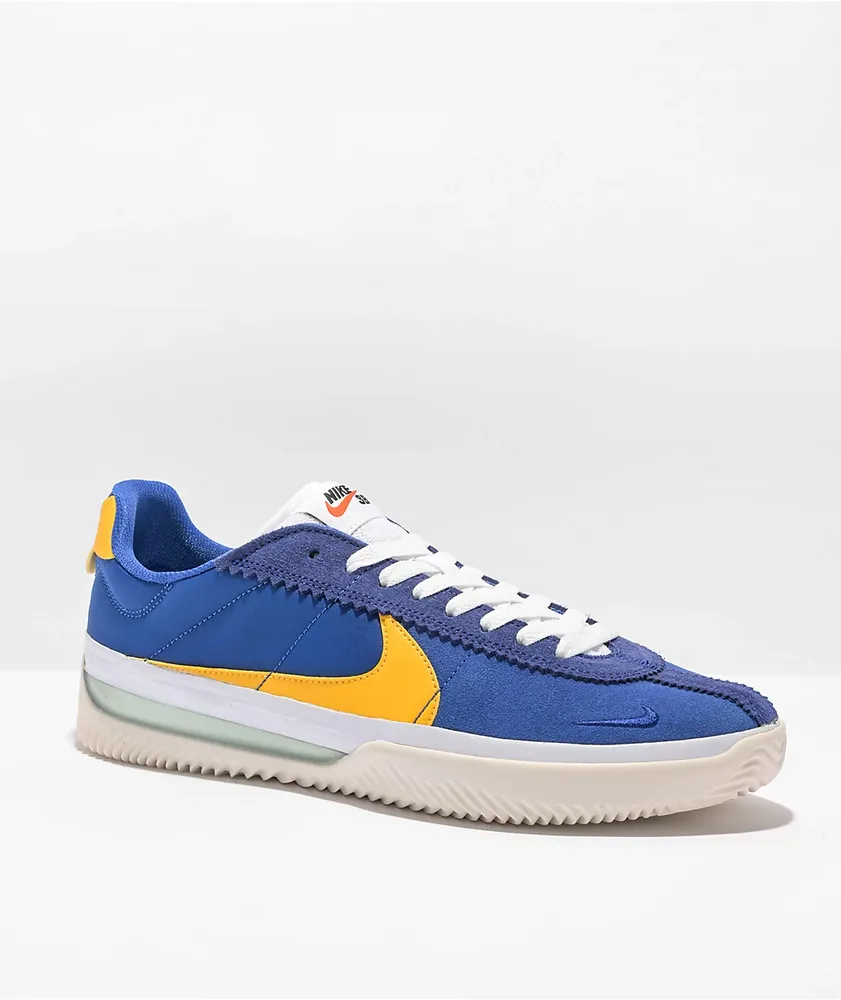 Nike SB BRSB Royal Blue & Gold Skate Shoes at Hamilton Place in ...