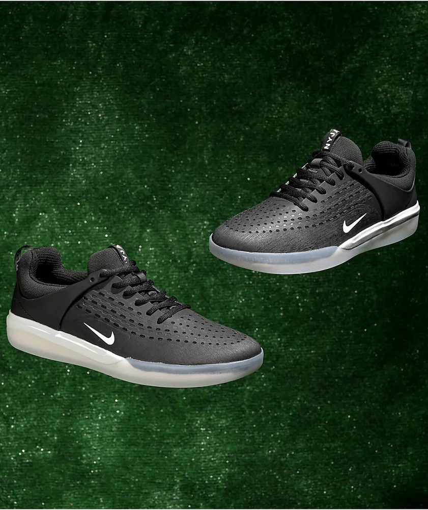 Nike SB Nyjah 3 Black & White Skate Shoes | Mall of America®