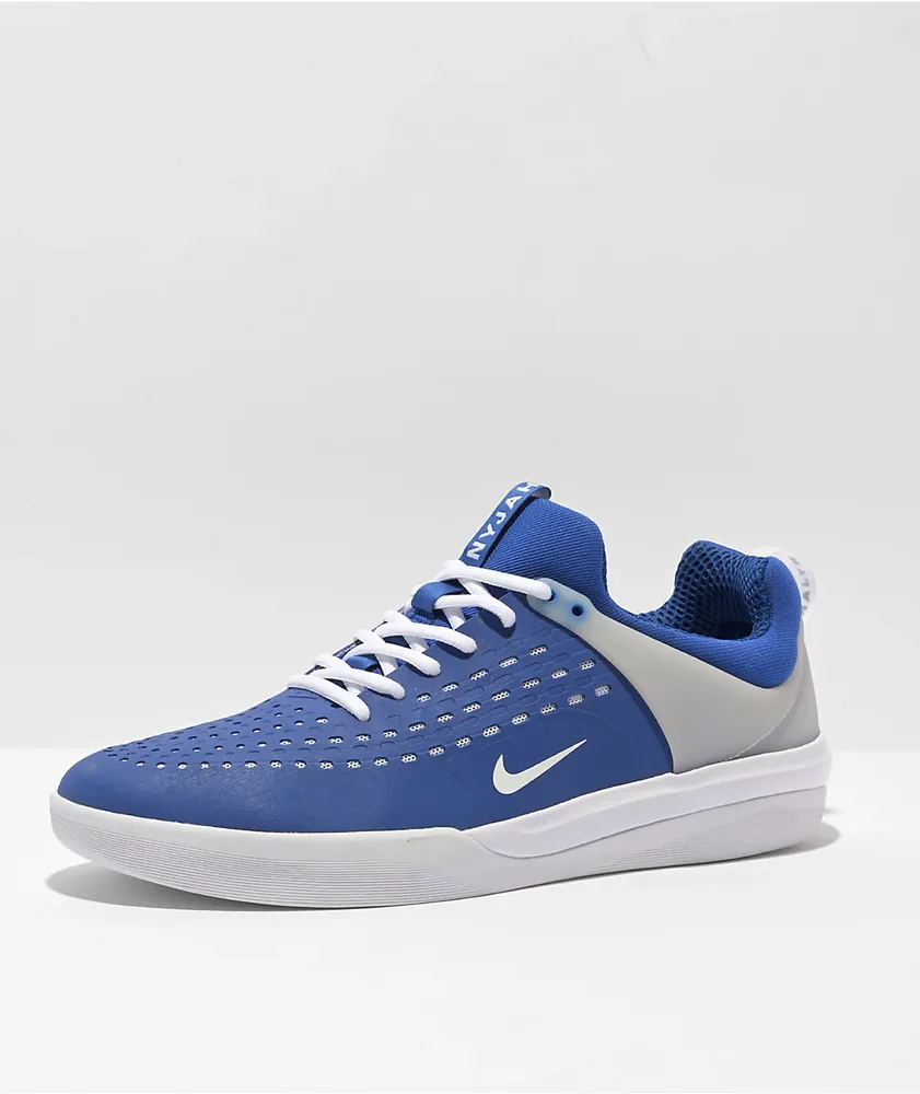 Nike SB Nyjah 3 Game Royal Blue & White Skate Shoes | Hamilton Place