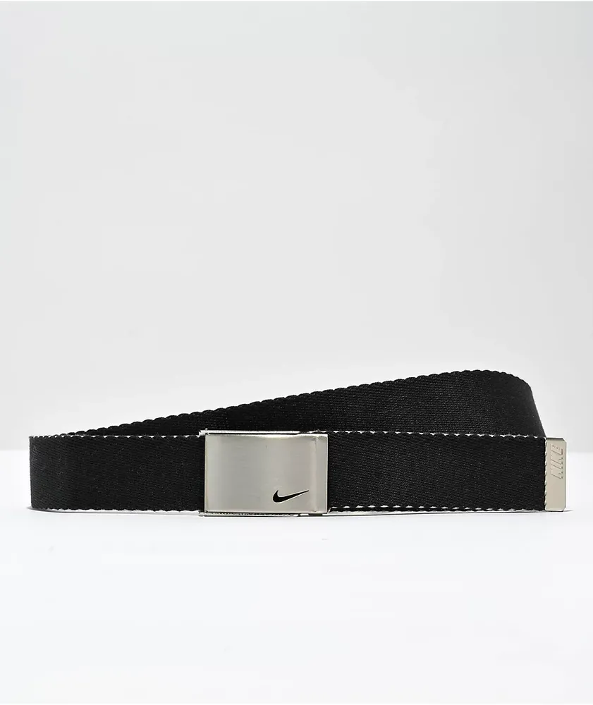 Nike Women's Black & White Reversible Web Belt | Hamilton Place